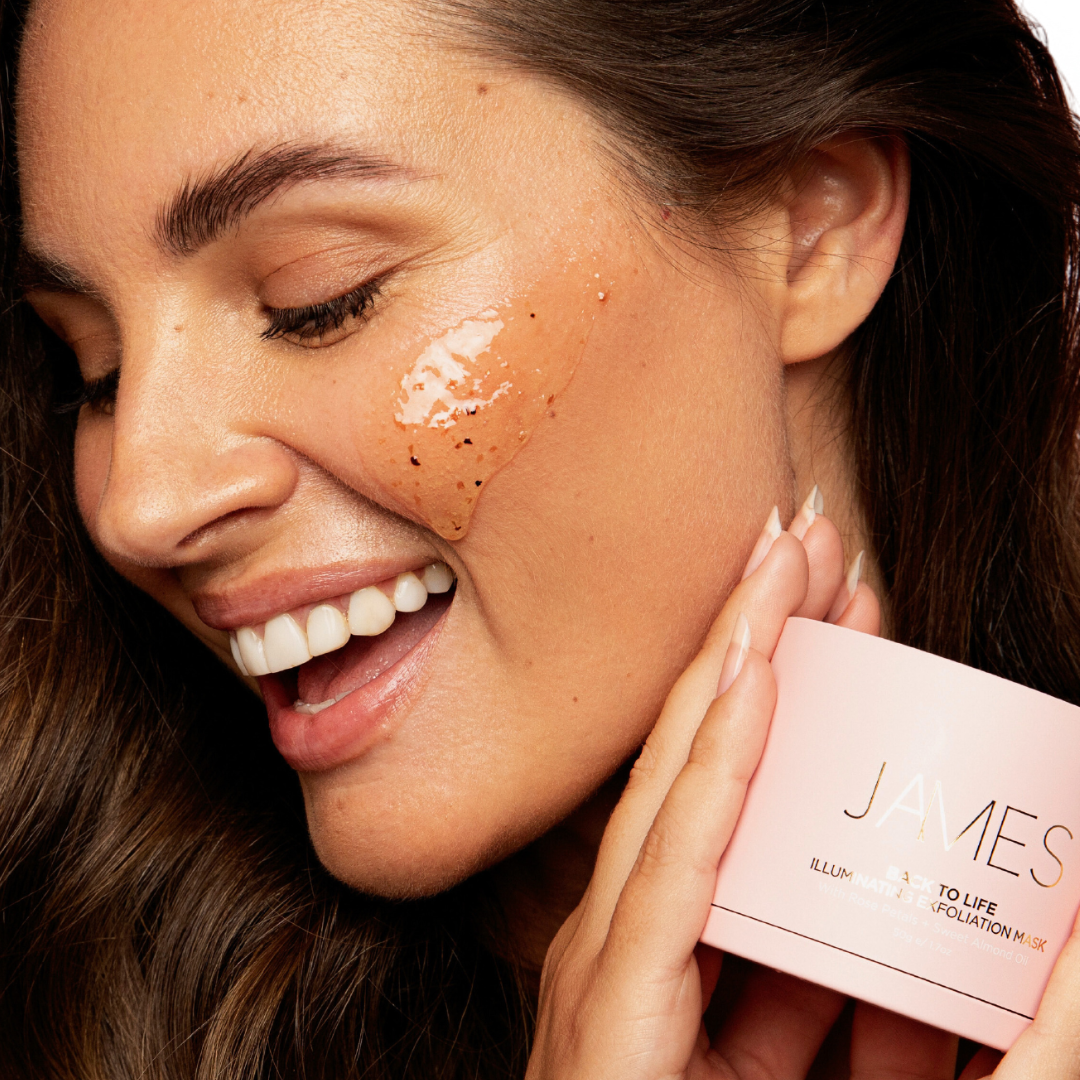 Back To Life Illuminating Exfoliation Mask – James Cosmetics