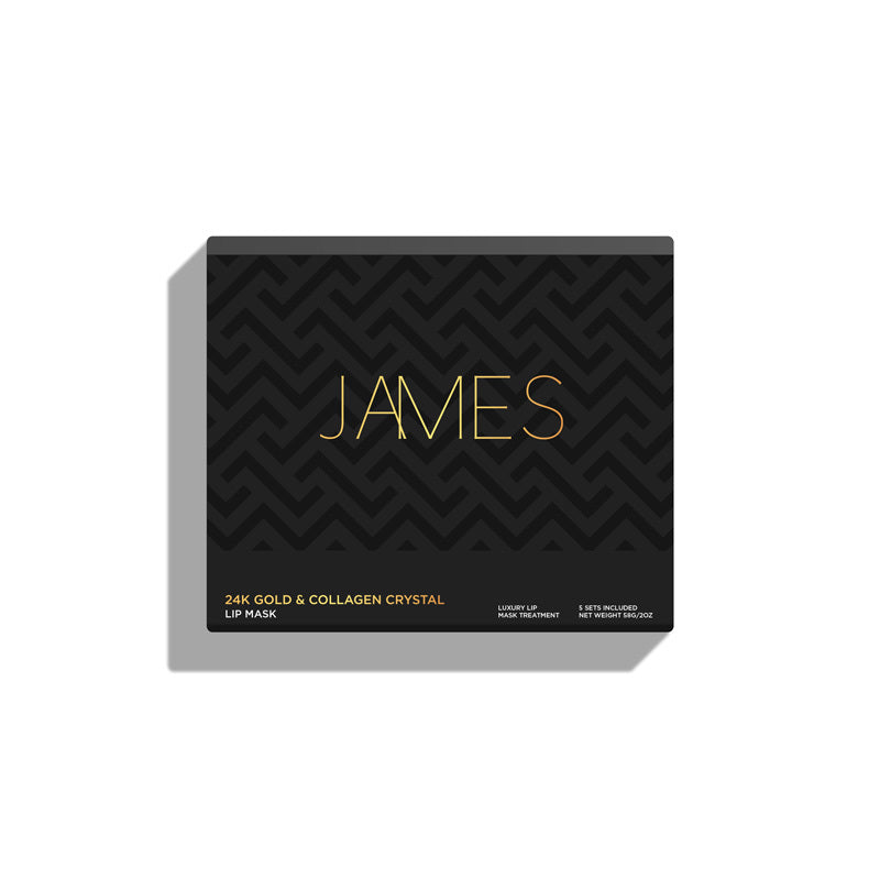 24K Gold & Collagen Crystal Lip Mask – James Cosmetics