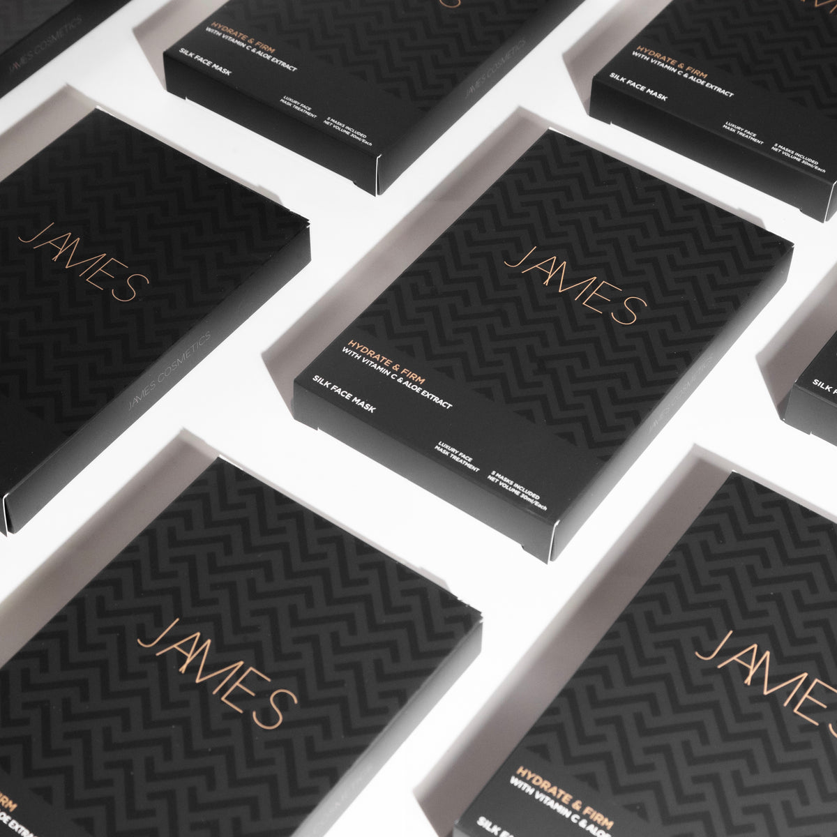 Hydrate & Firm Silk Face Mask – James Cosmetics